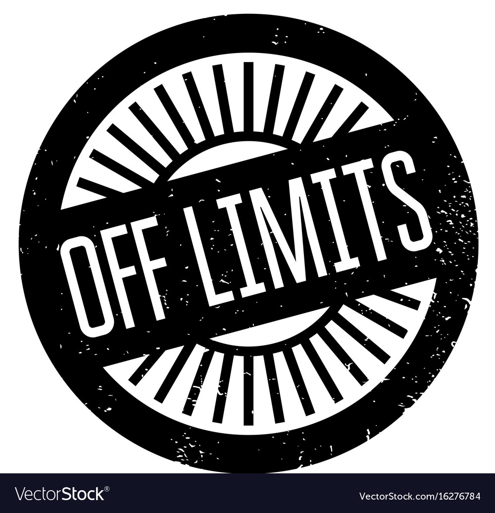 Off limits rubber stamp Royalty Free Vector Image