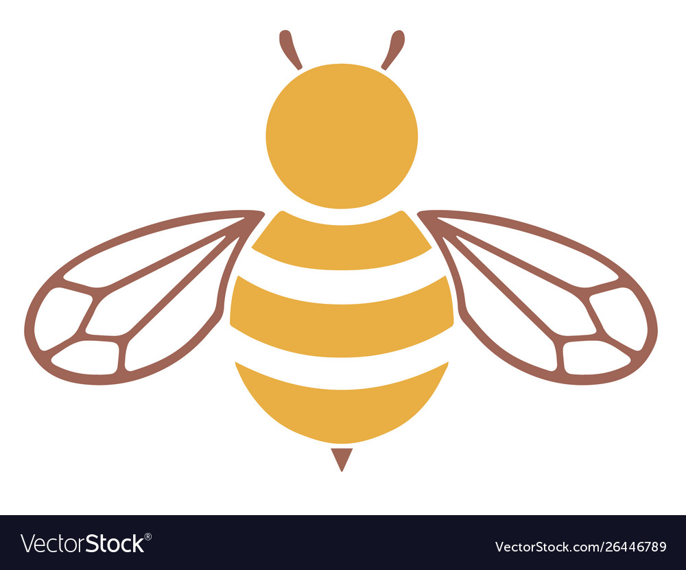 Bee Royalty Free Vector Image - VectorStock
