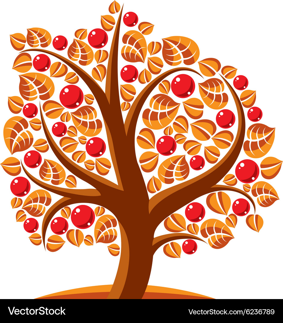 Harvest Apple Tree Clip Art