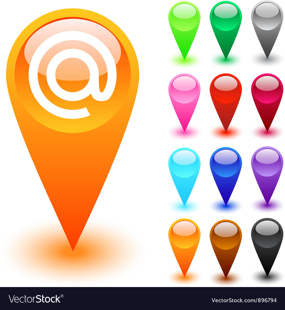 At button Royalty Free Vector Image - VectorStock