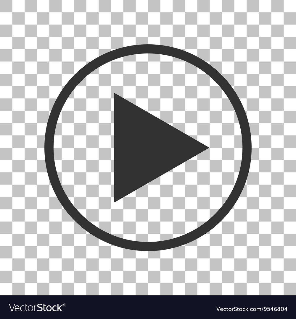Play sign Dark gray icon on Royalty Free Vector Image Play sign Dark gray icon on Royalty Free Vector Image