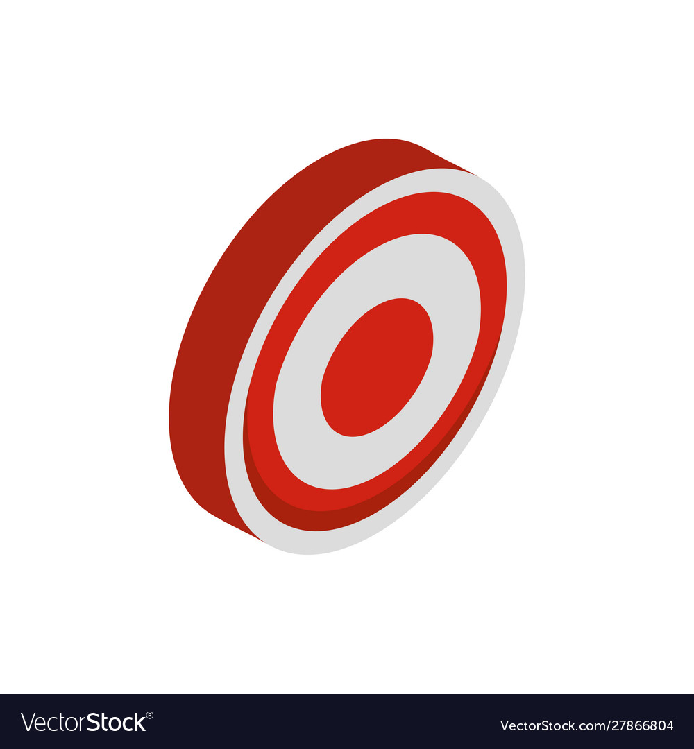 Target social media isometric icon Royalty Free Vector Image Target social media isometric icon Royalty Free Vector Image