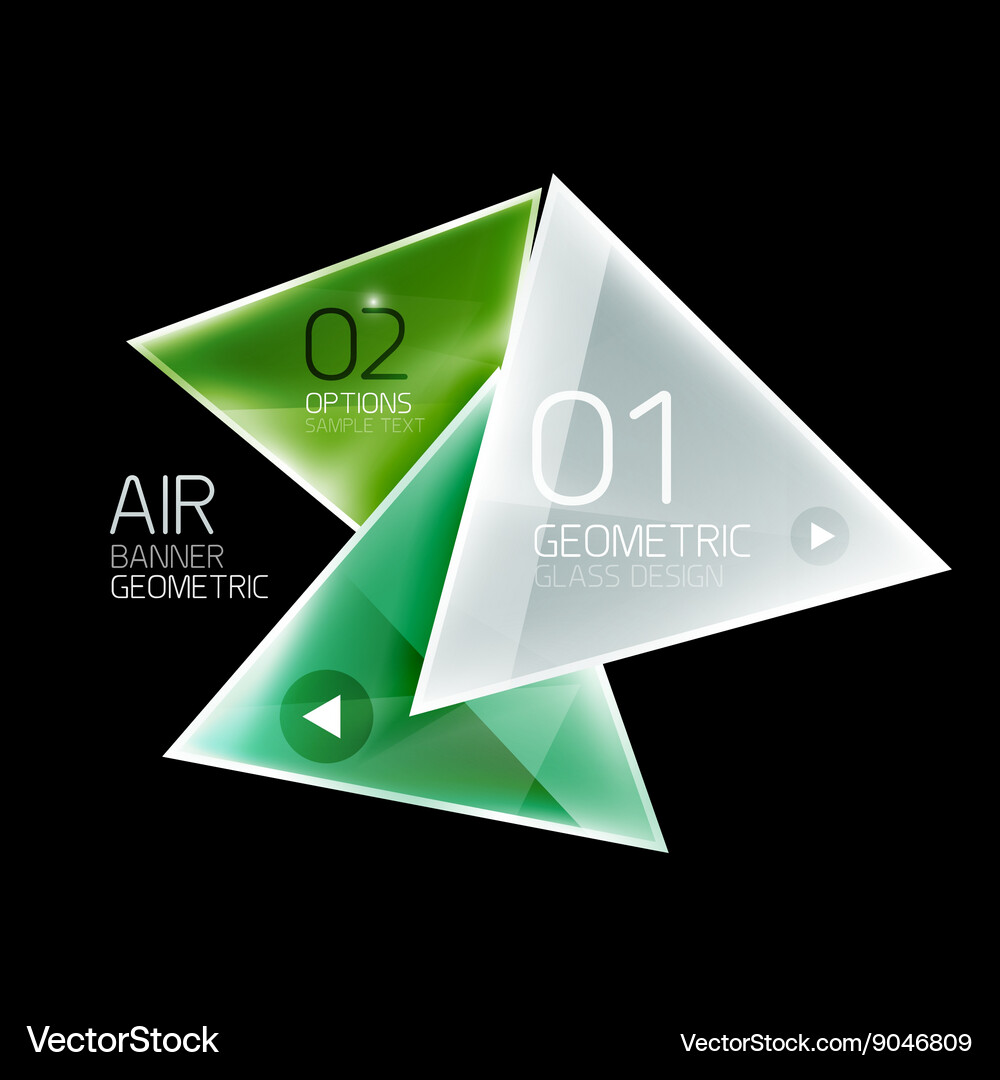 Air triangle abstract background Royalty Free Vector Image