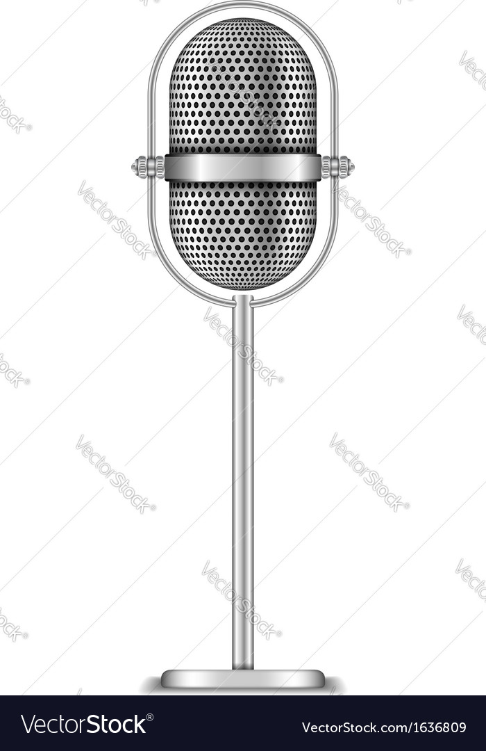 Microphone Royalty Free Vector Image - VectorStock