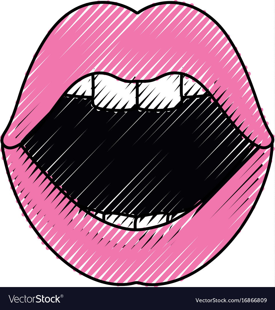 Sexy Woman Lips Royalty Free Vector Image Vectorstock