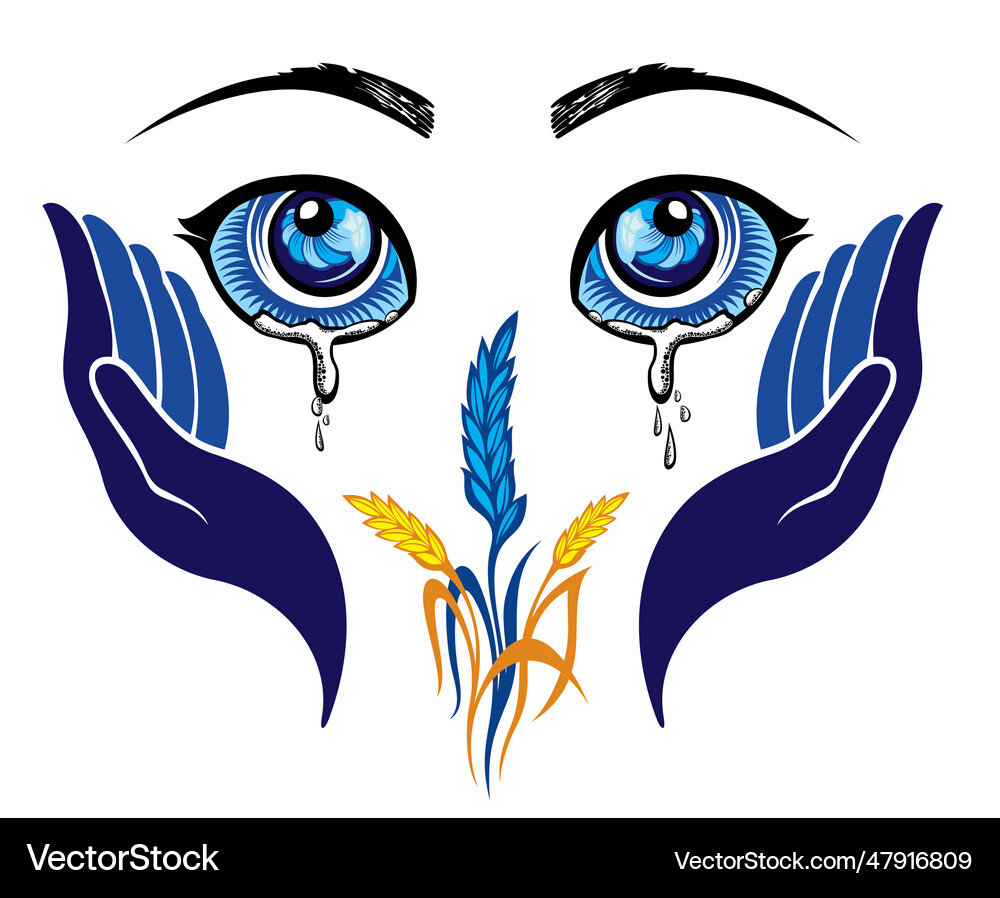 Ukraine support (47916809) – Royalty-Free Vector | VectorStock