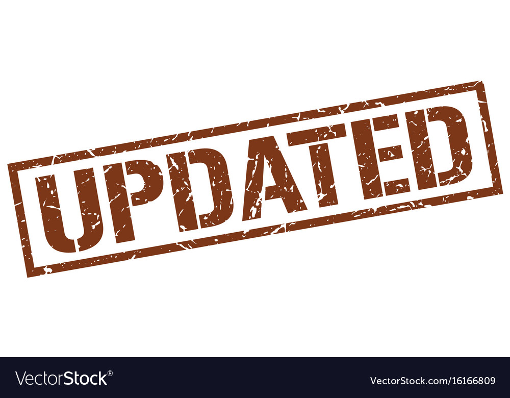 Updated stamp Royalty Free Vector Image - VectorStock