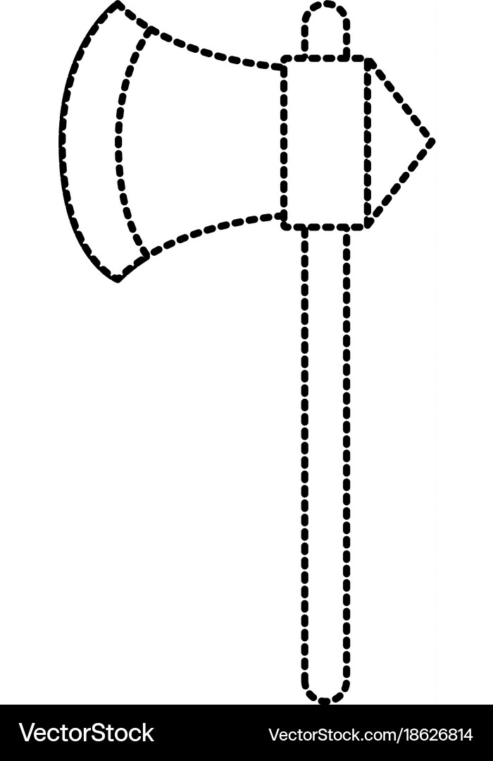 Axe tool symbol Royalty Free Vector Image - VectorStock