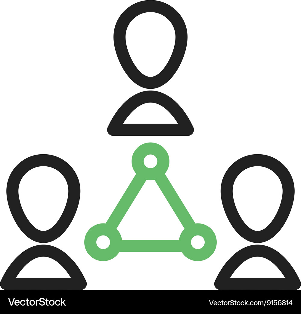 Customer network Royalty Free Vector Image - VectorStock