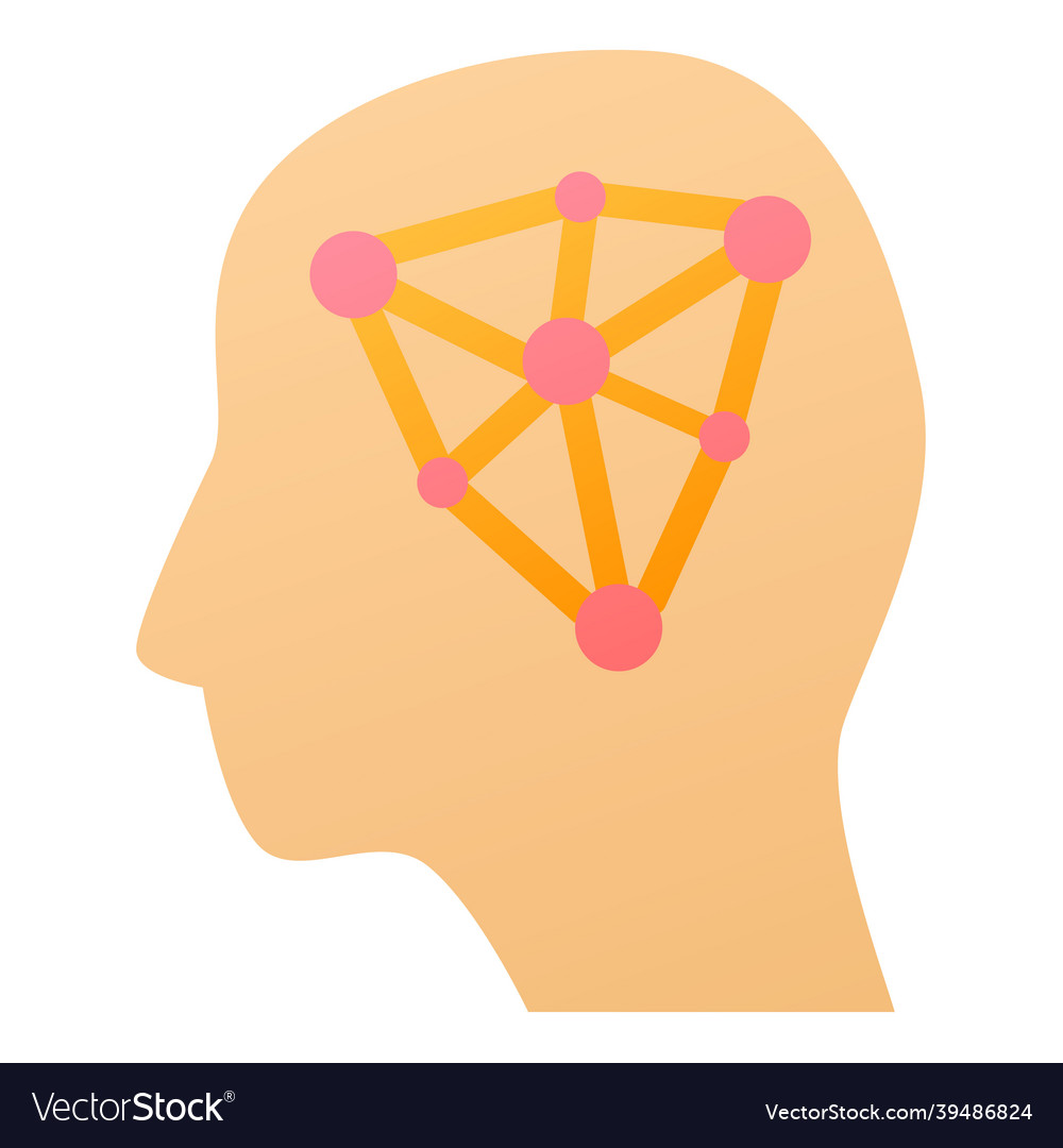 Creativity or intelligence thinking single Vector Image