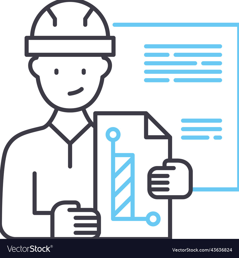 Engineering line icon outline symbol Royalty Free Vector Engineering line icon outline symbol Royalty Free Vector