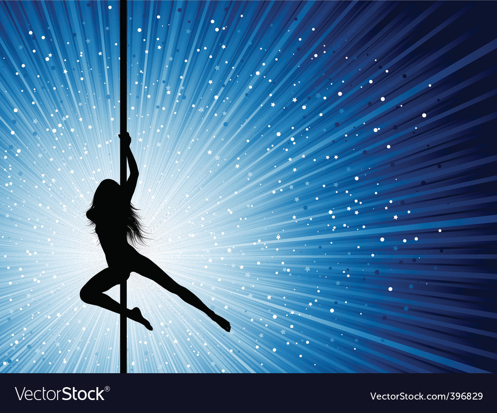 Pole dancer Royalty Free Vector Image - VectorStock