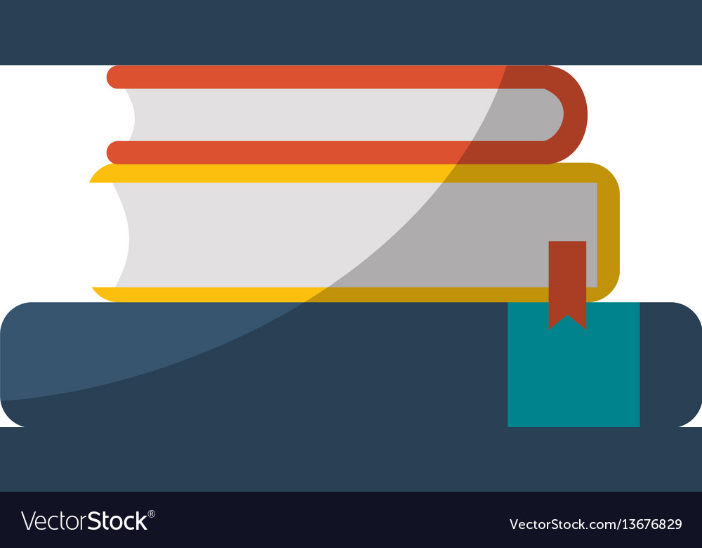 Stack of books Royalty Free Vector Image - VectorStock