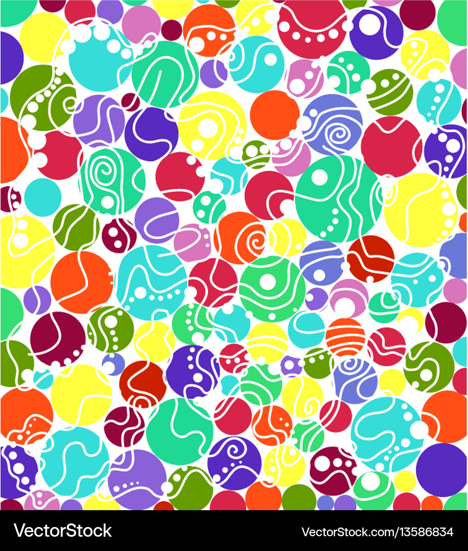 Abstract colored circles Royalty Free Vector Image