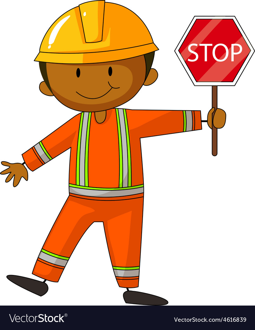 Construction worker Royalty Free Vector Image - VectorStock