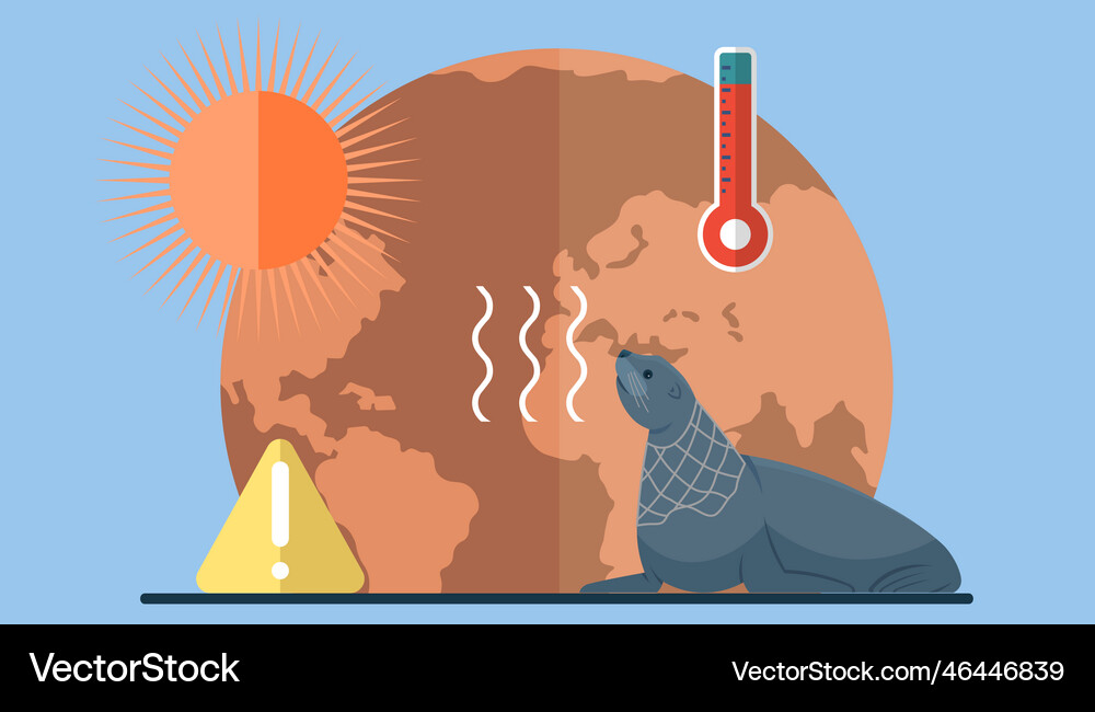 Save planet earth day climate change global Vector Image