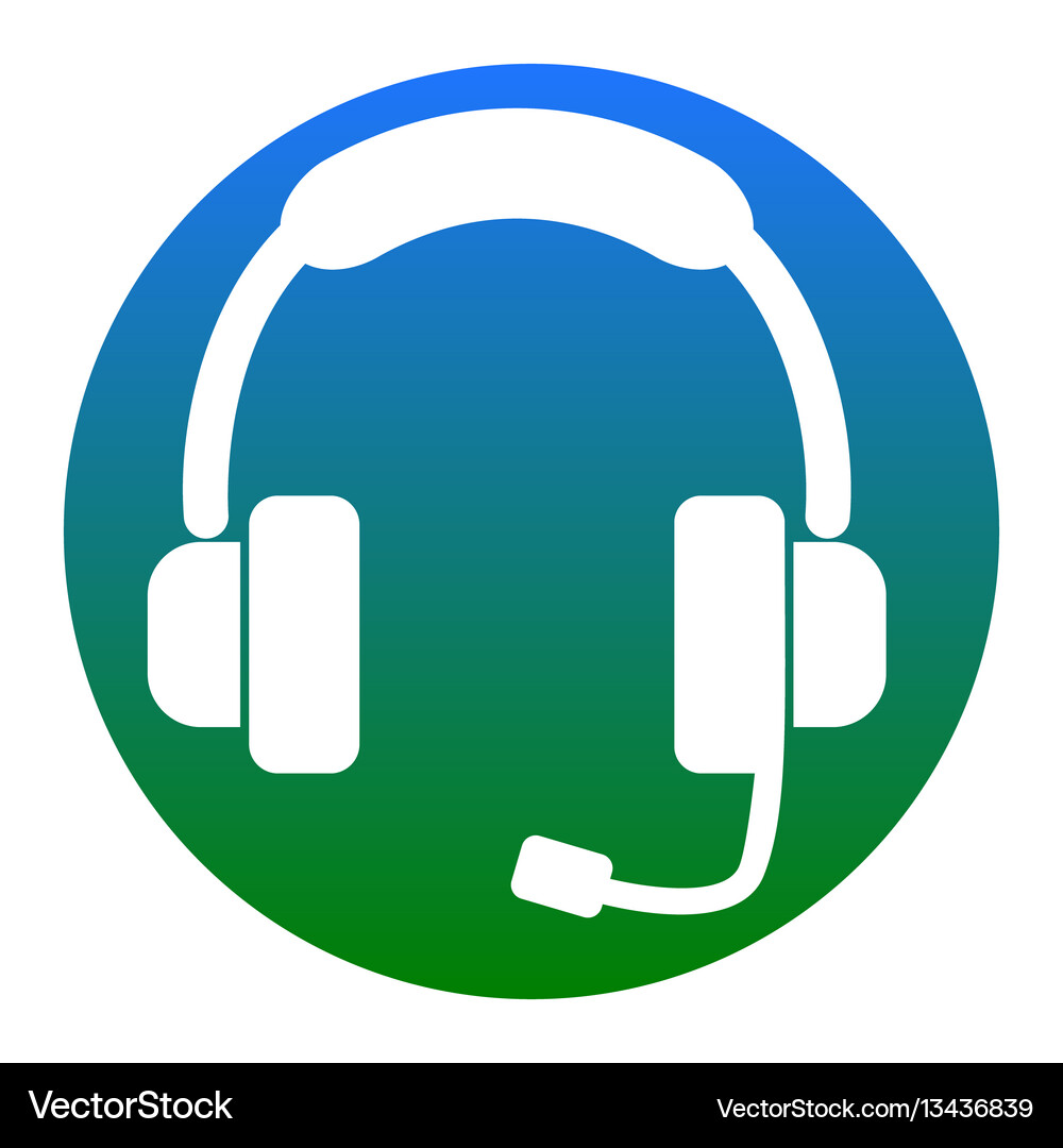Support sign white icon Royalty Free Vector Image