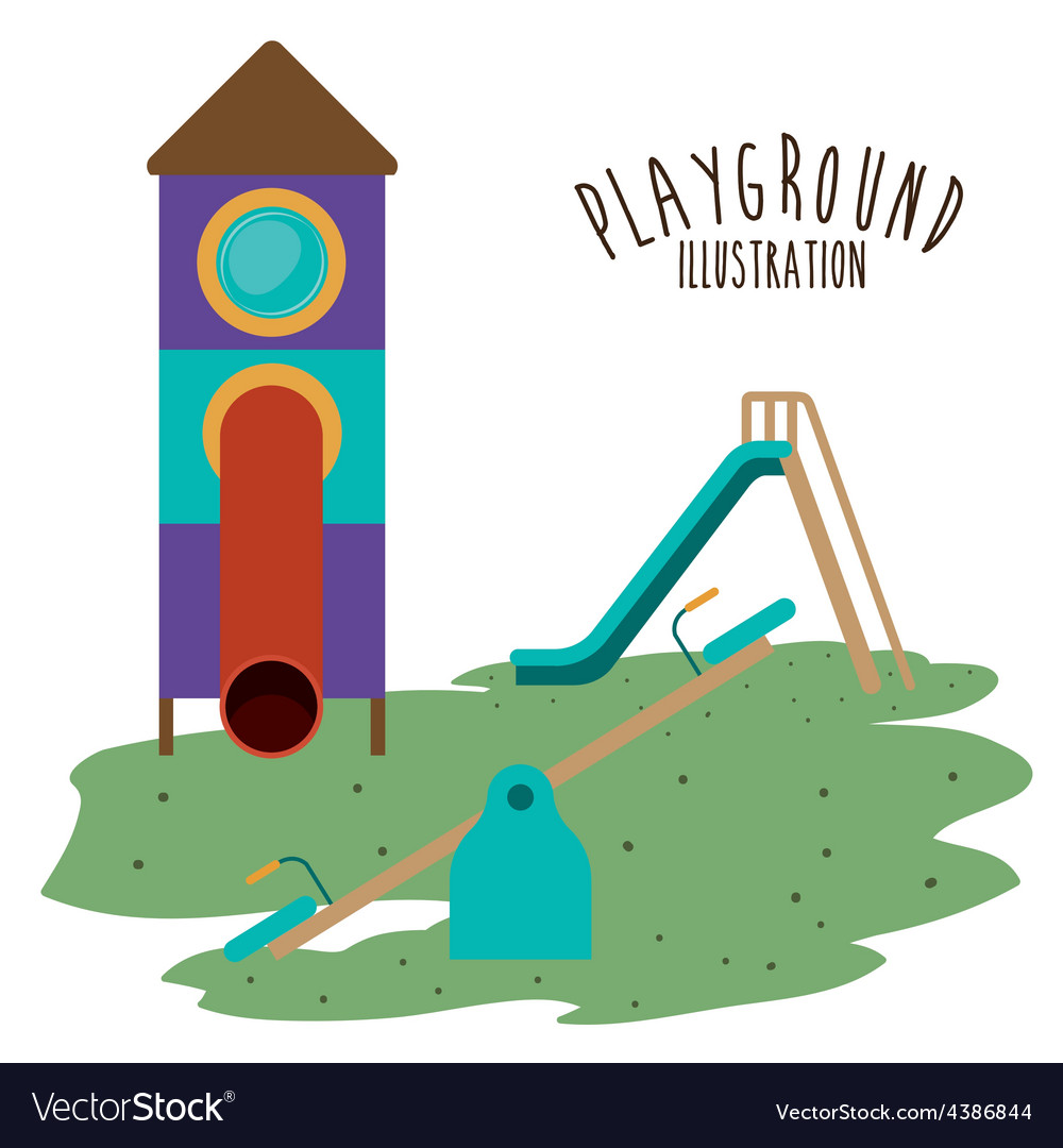 Playground design Royalty Free Vector Image - VectorStock