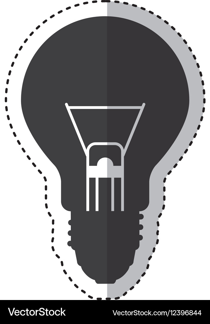 Save bulb isolated icon Royalty Free Vector Image