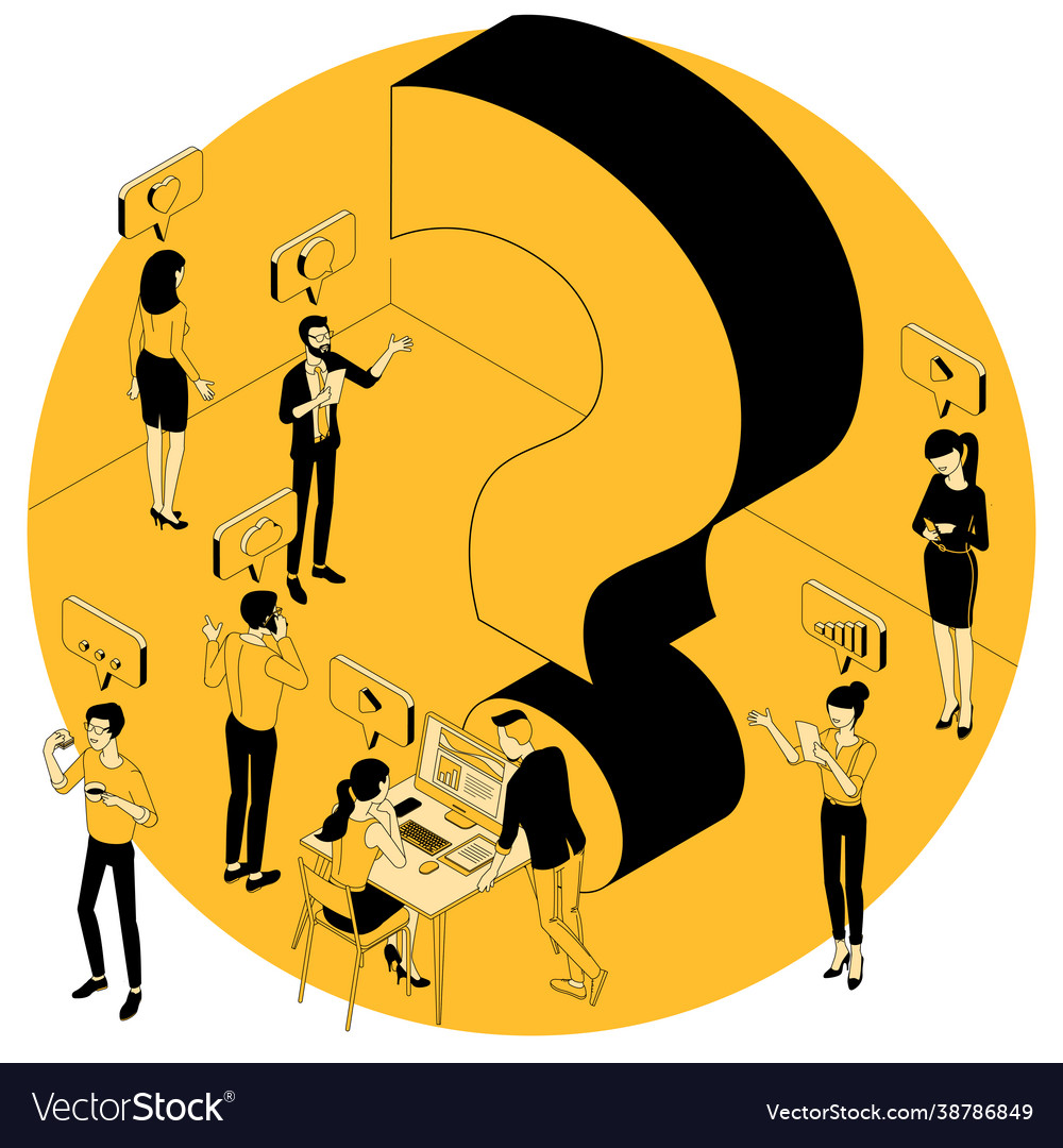 Big question mark Royalty Free Vector Image - VectorStock