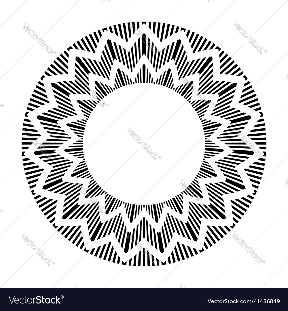 Geometric Circle Pattern Royalty Free Vector Image