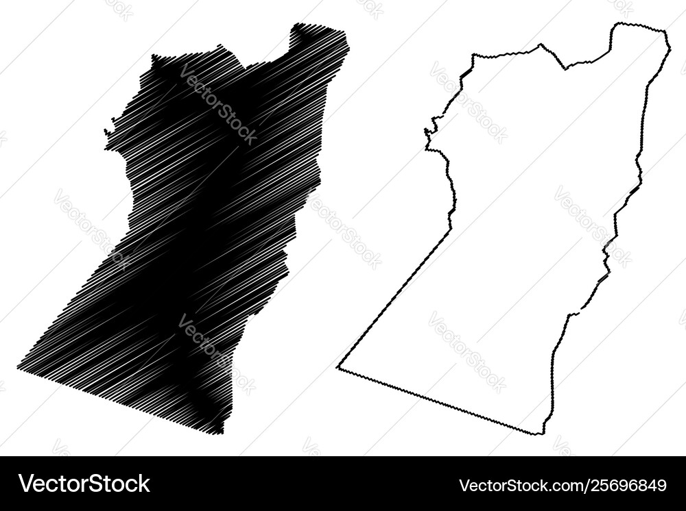 Nimruz province map Royalty Free Vector Image - VectorStock