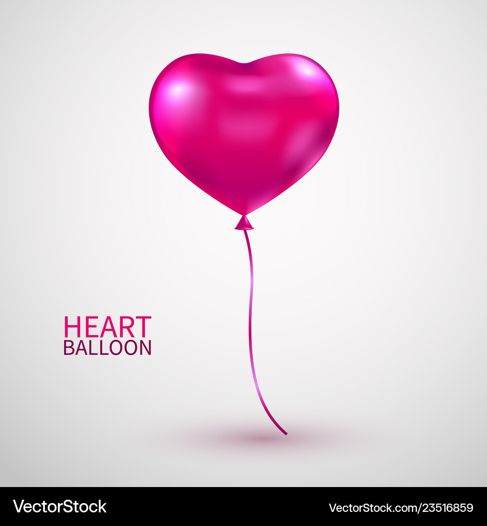 Pink Heart Balloons