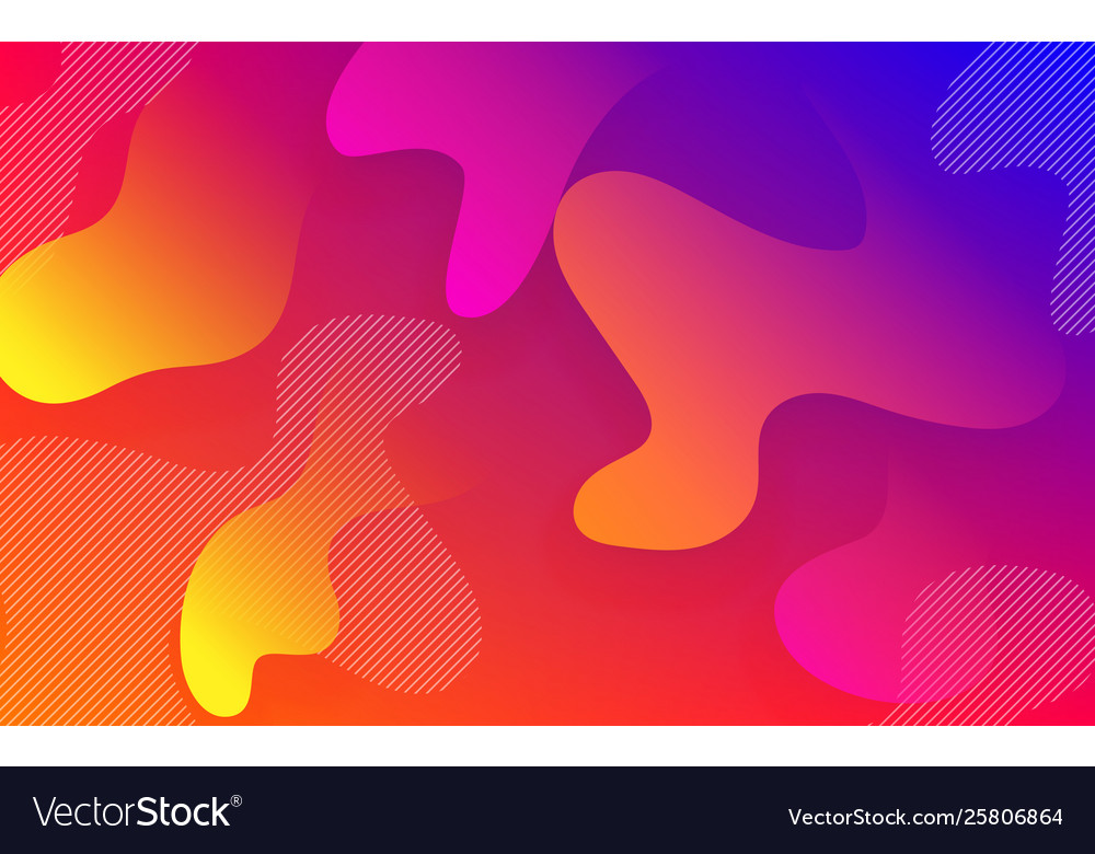Abstract fluid color pattern background Royalty Free Vector