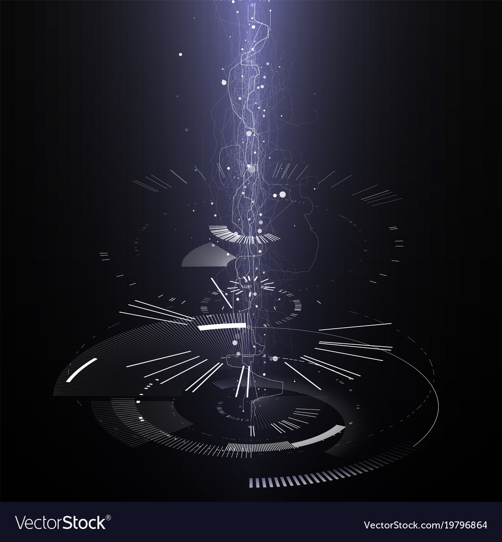 Abstract tech design background Royalty Free Vector Image