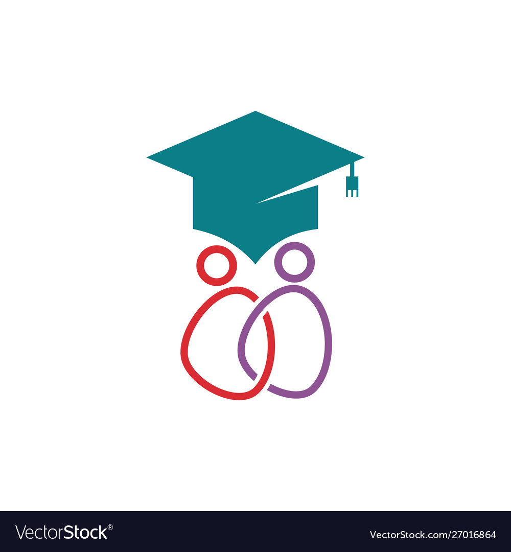 Commitment teamwork together business logo Vector Image