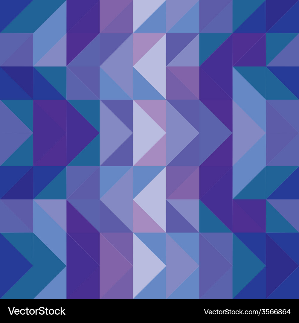 Geometric Blue Mosaic Tile Wallpaper Royalty Free Vector