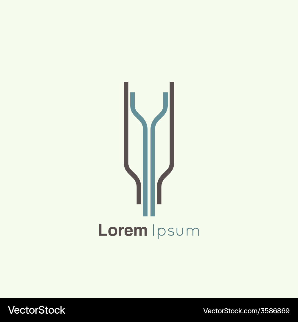 Abstract stella logo design template Royalty Free Vector