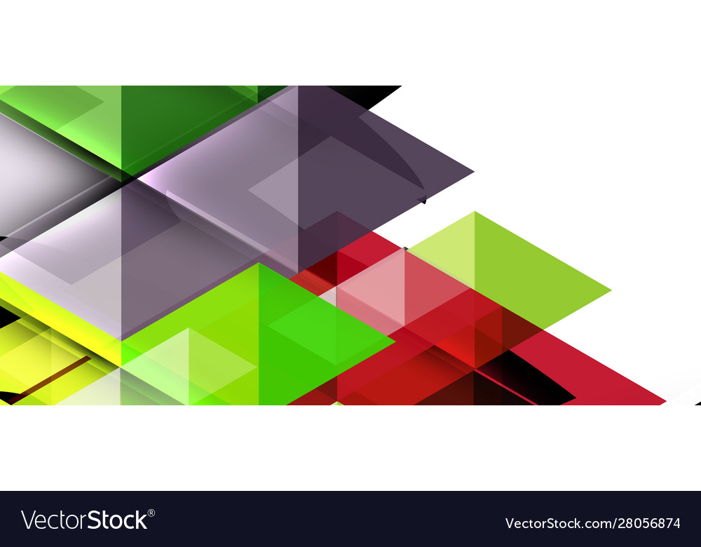 Abstract Triangle Pattern Colorful Backdrop Vector Image