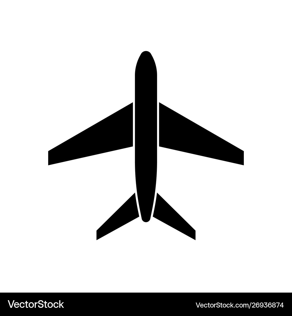 Airplanes icon plane passenger airplane Royalty Free Vector