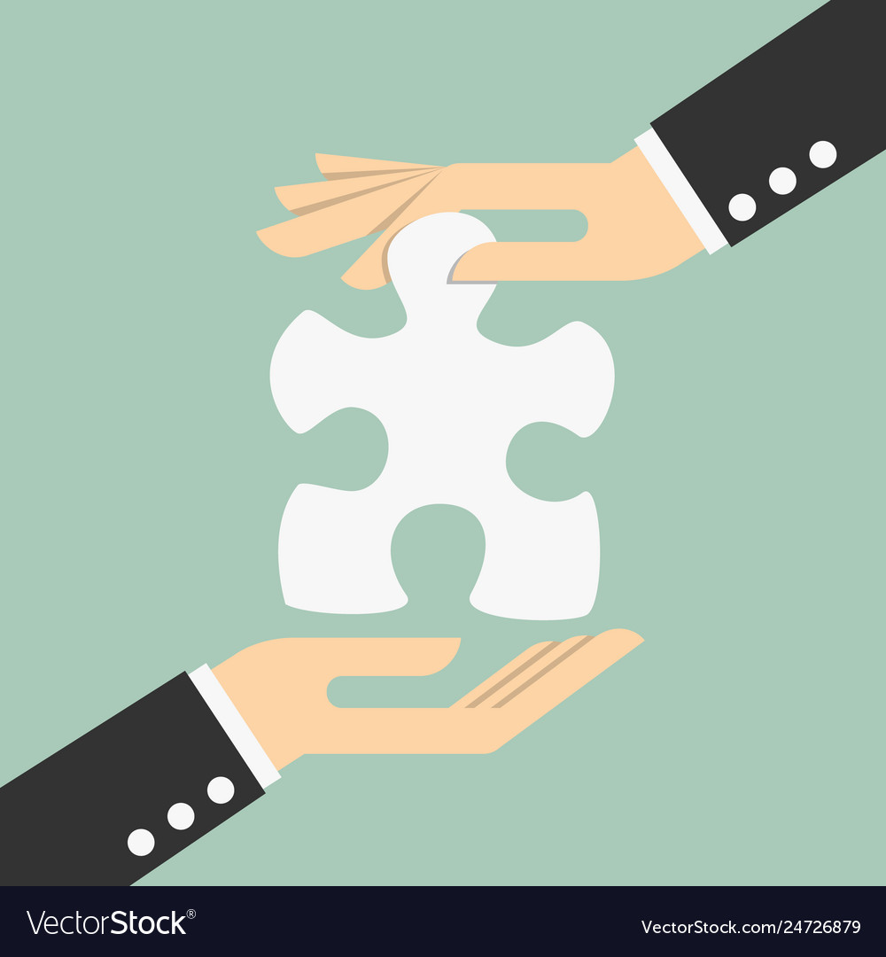 Missing piece Royalty Free Vector Image - VectorStock