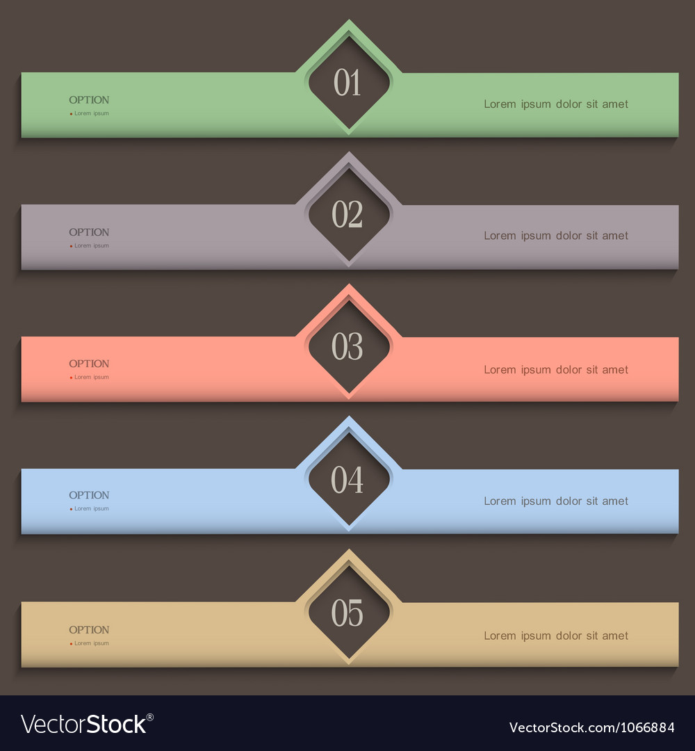 Creative design template Royalty Free Vector Image