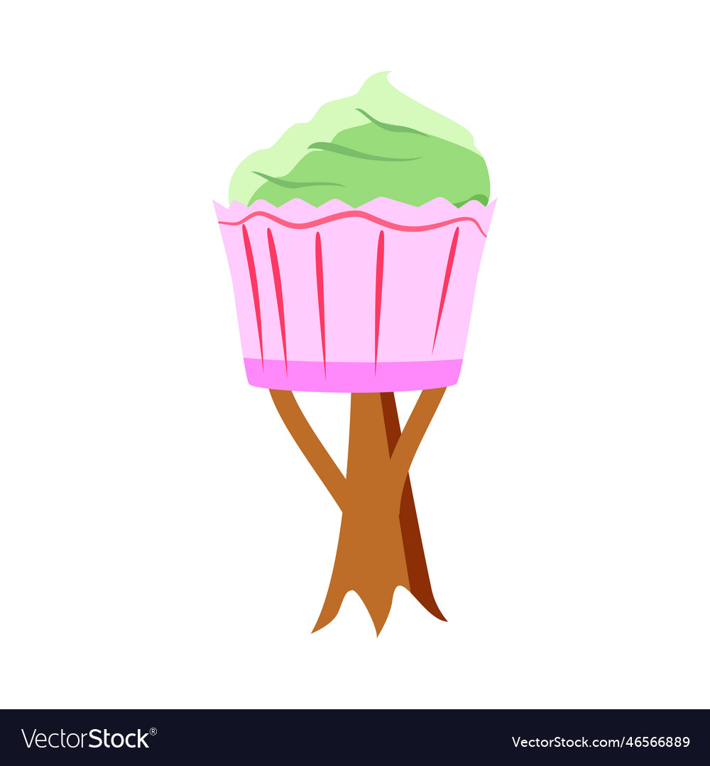 Candy land tree Royalty Free Vector Image - VectorStock