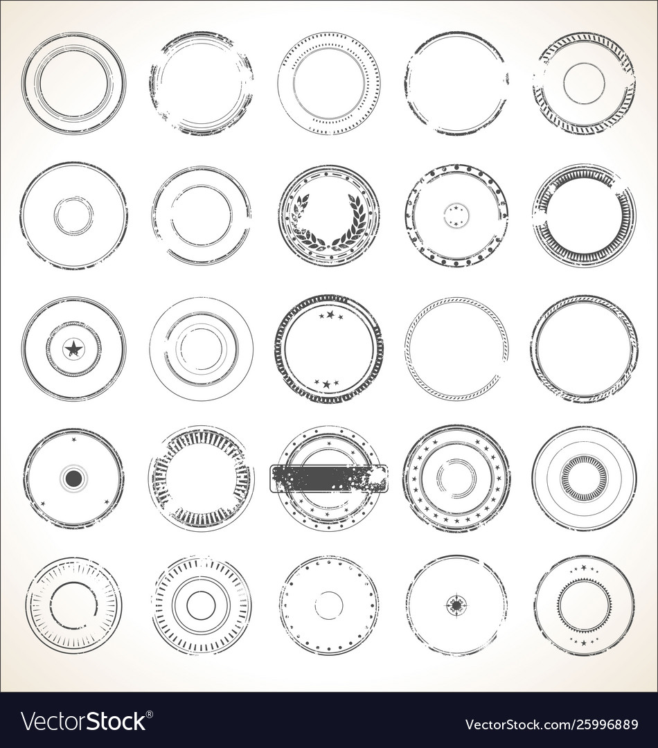 Grungy rubber stamps collection Royalty Free Vector Image