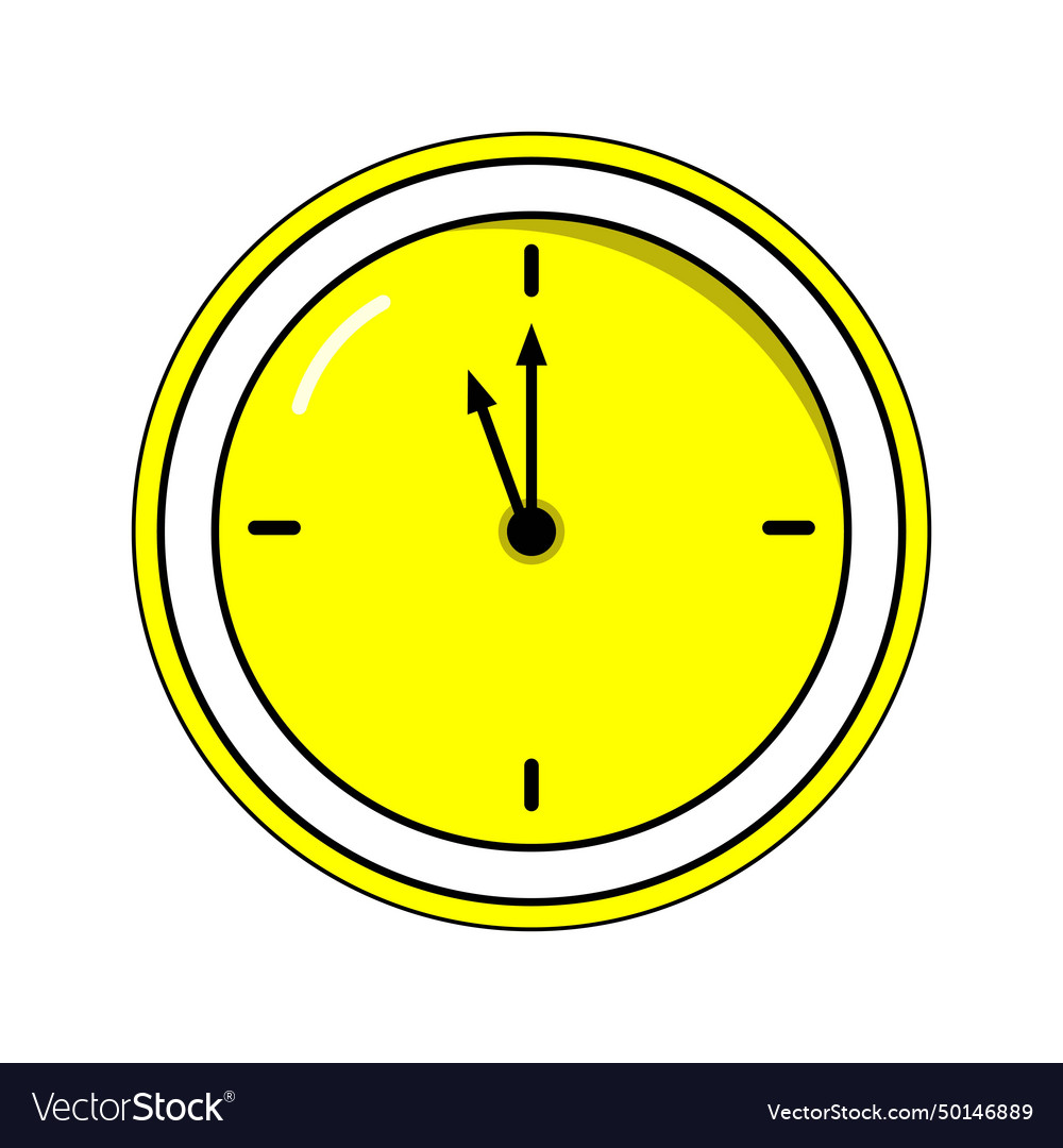 Wall clock Royalty Free Vector Image - VectorStock Wall clock Royalty Free Vector Image - VectorStock