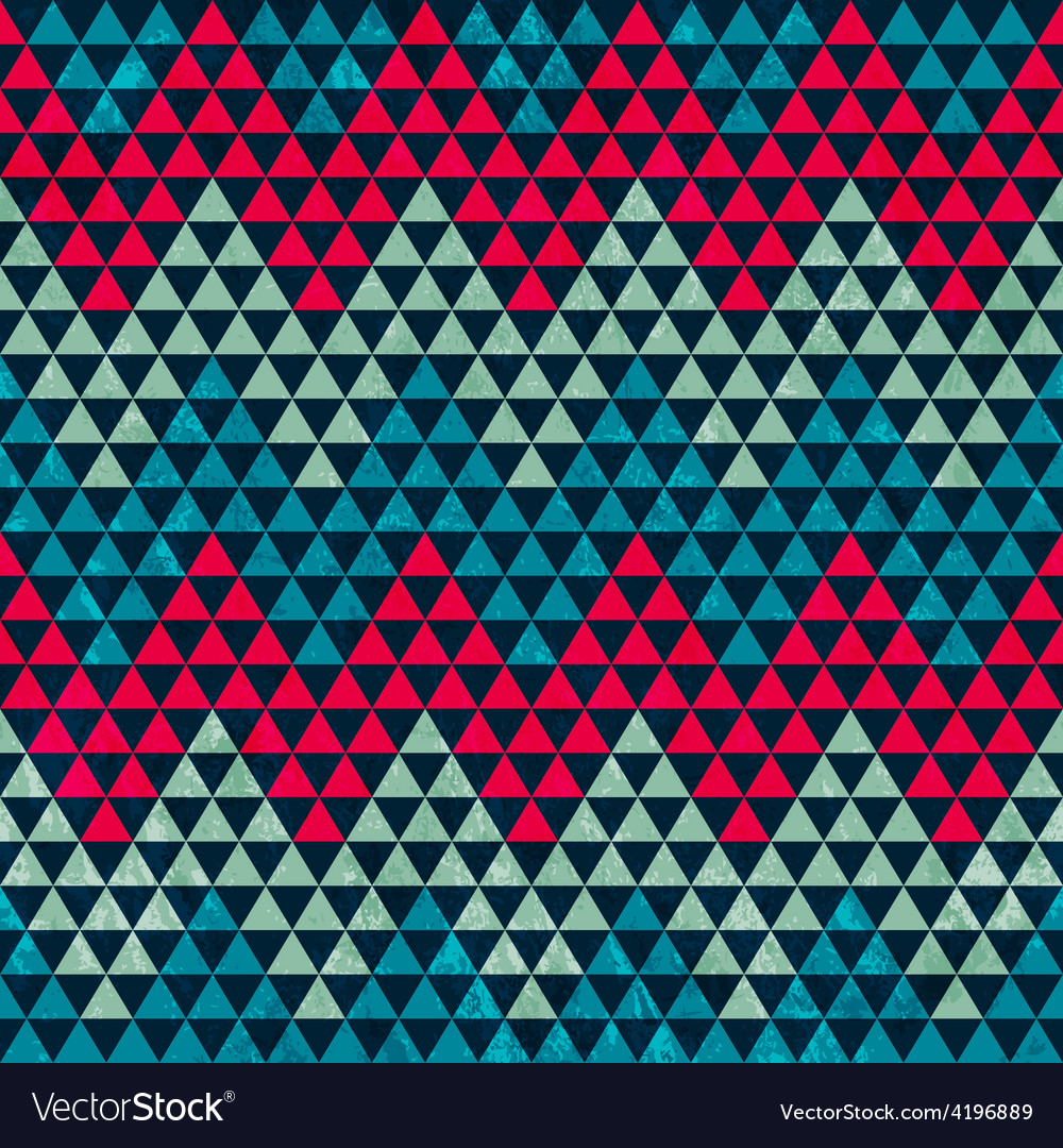 Zigzag triangle seamless pattern Royalty Free Vector Image