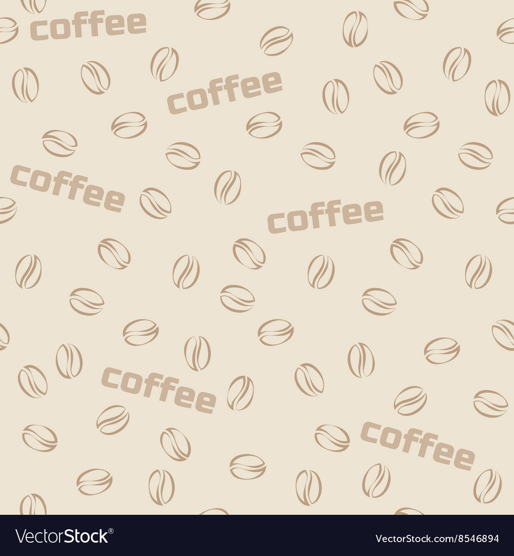 Seamless pattern coffee Royalty Free Vector Image