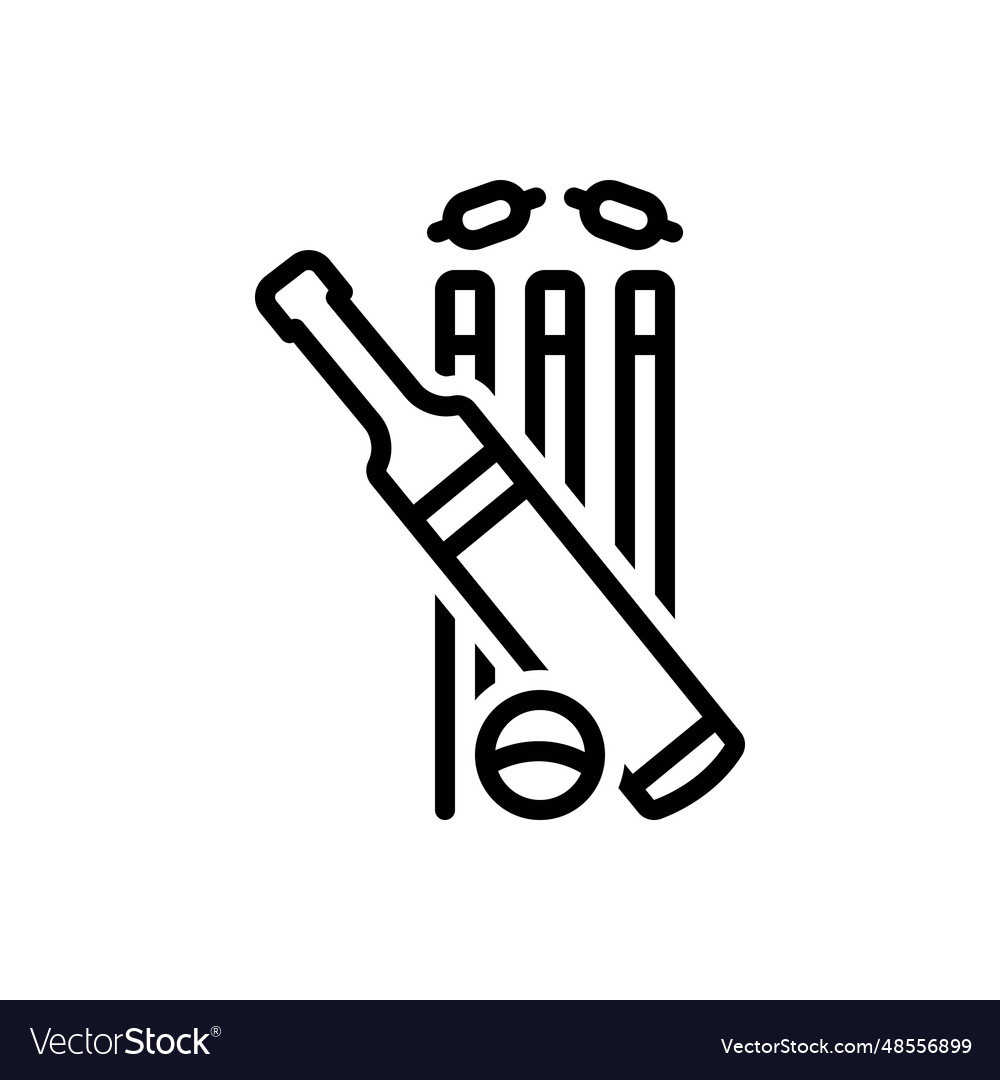Cricket Royalty Free Vector Image - VectorStock