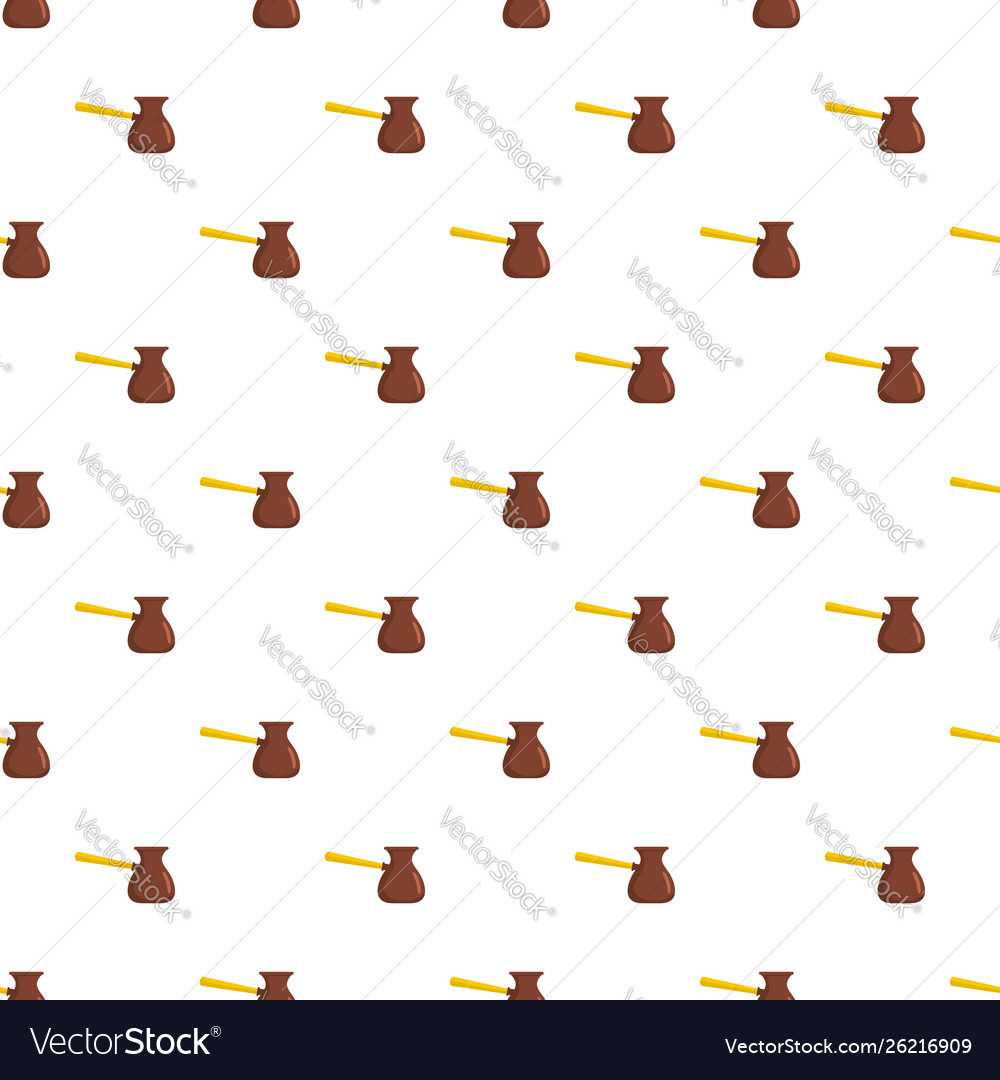 Jezva pattern seamless Royalty Free Vector Image