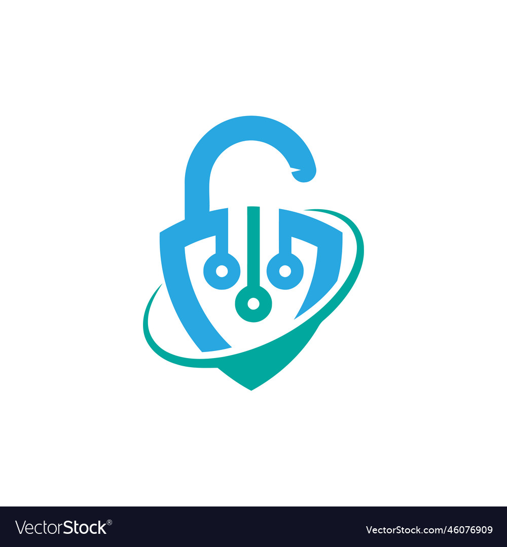 Security tech logo Royalty Free Vector Image - VectorStock