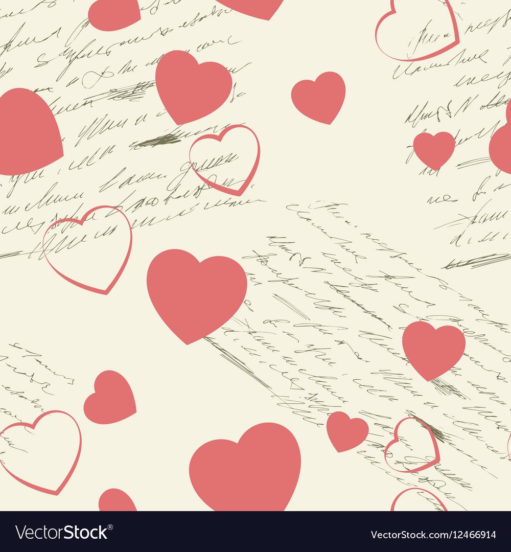 Love pattern Royalty Free Vector Image - VectorStock