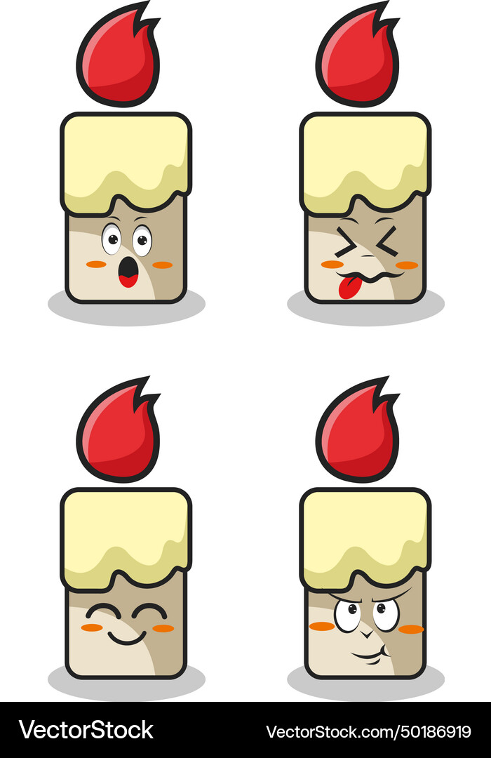 Characters and elements for poster of sticker Vector Image
