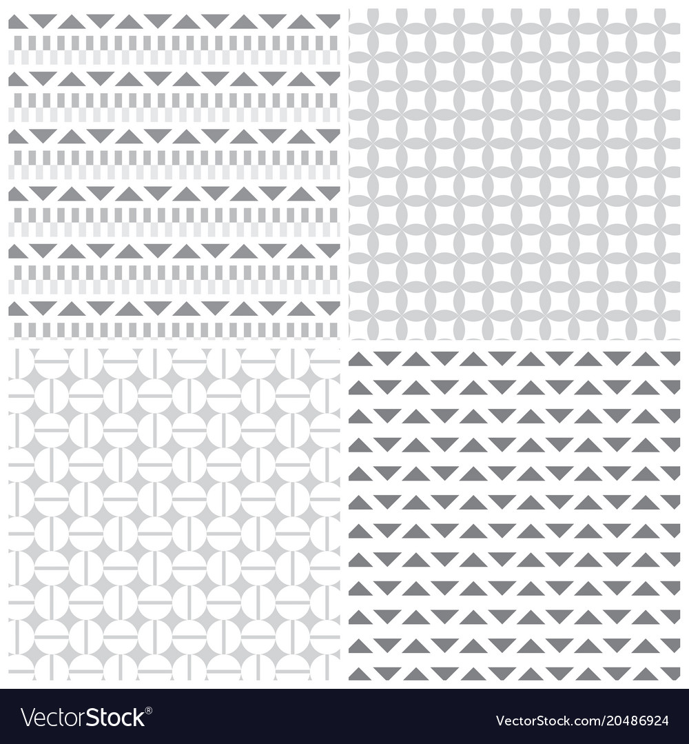 Seamless pattern set29 Royalty Free Vector Image