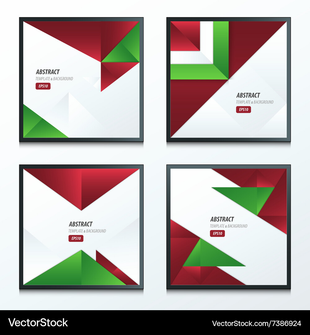 Striped triangle template design Royalty Free Vector Image