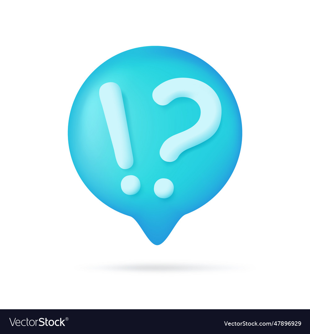 3d Speech Bubbles Social Media Chat Message Box Vector Image