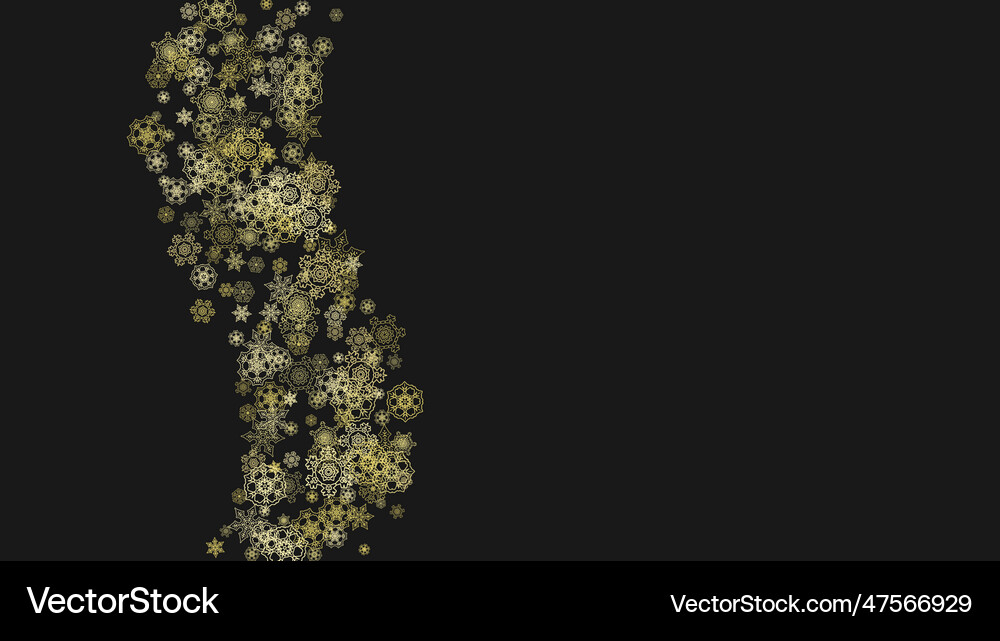 Christmas and new year snowflakes Royalty Free Vector Image